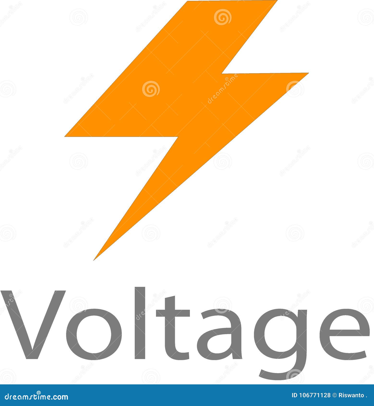 Voltage Image Logo and Template Stock Illustration - Illustration of ...