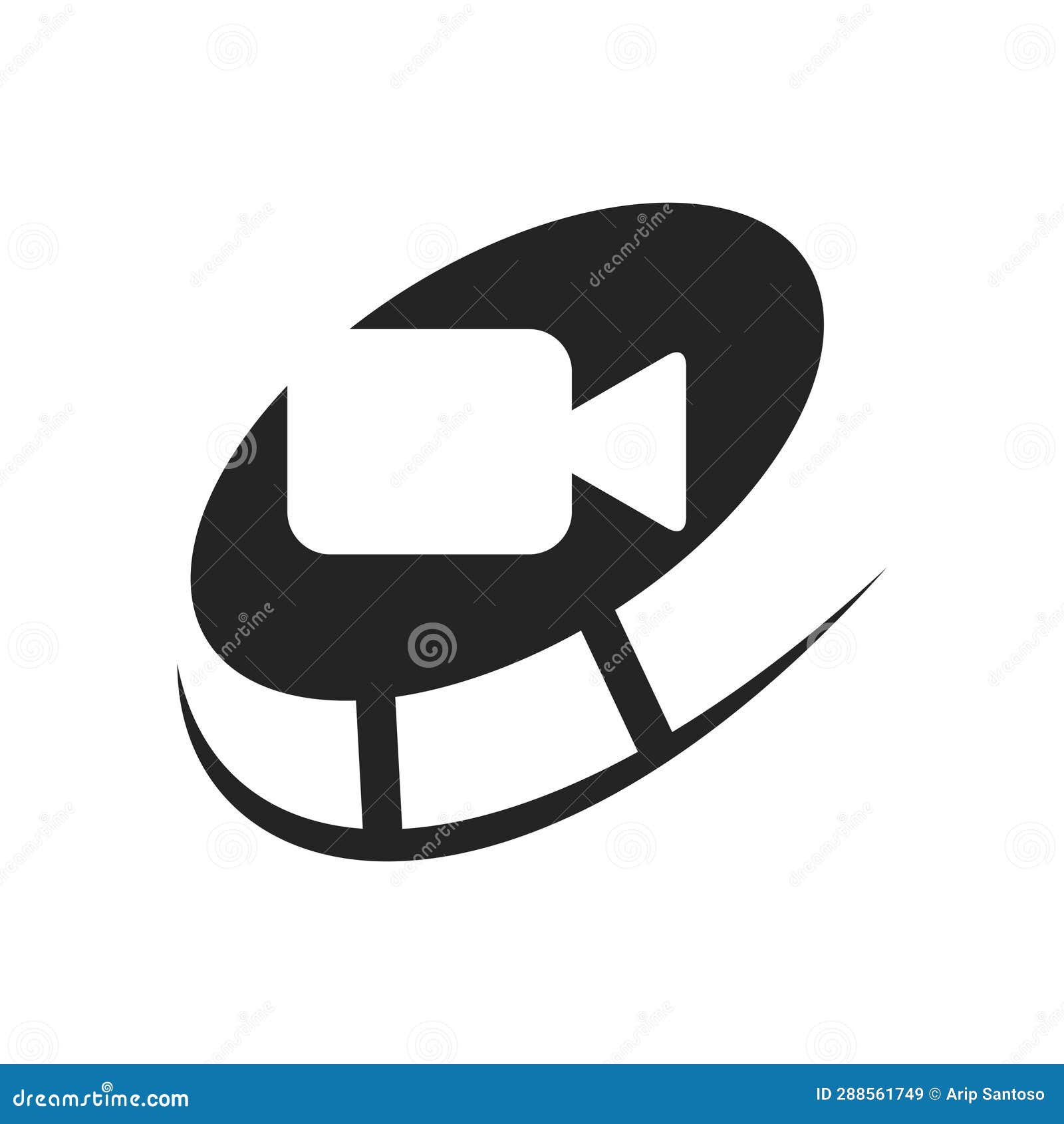 Video Logo Template Isolated. Brand Identity. Icon Abstract Vector ...