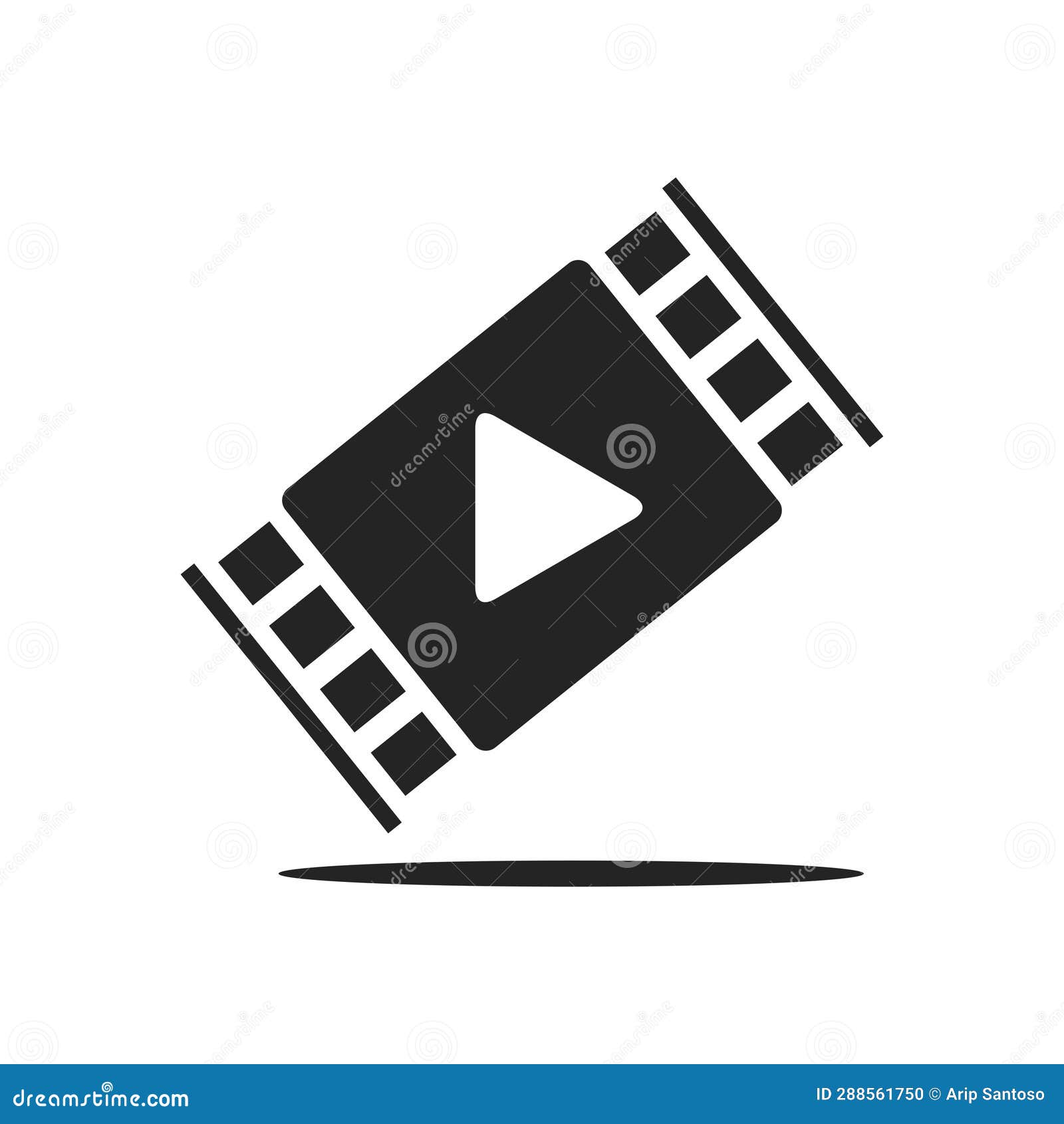 Video Logo Template Isolated. Brand Identity. Icon Abstract Vector ...