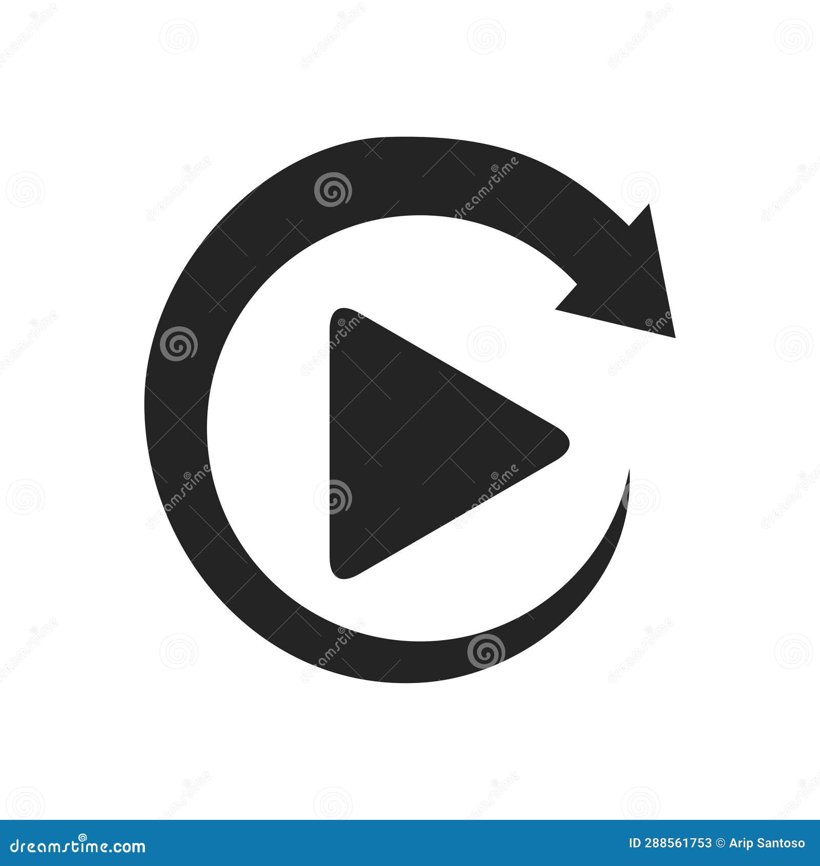Video Logo Template Isolated. Brand Identity. Icon Abstract Vector ...