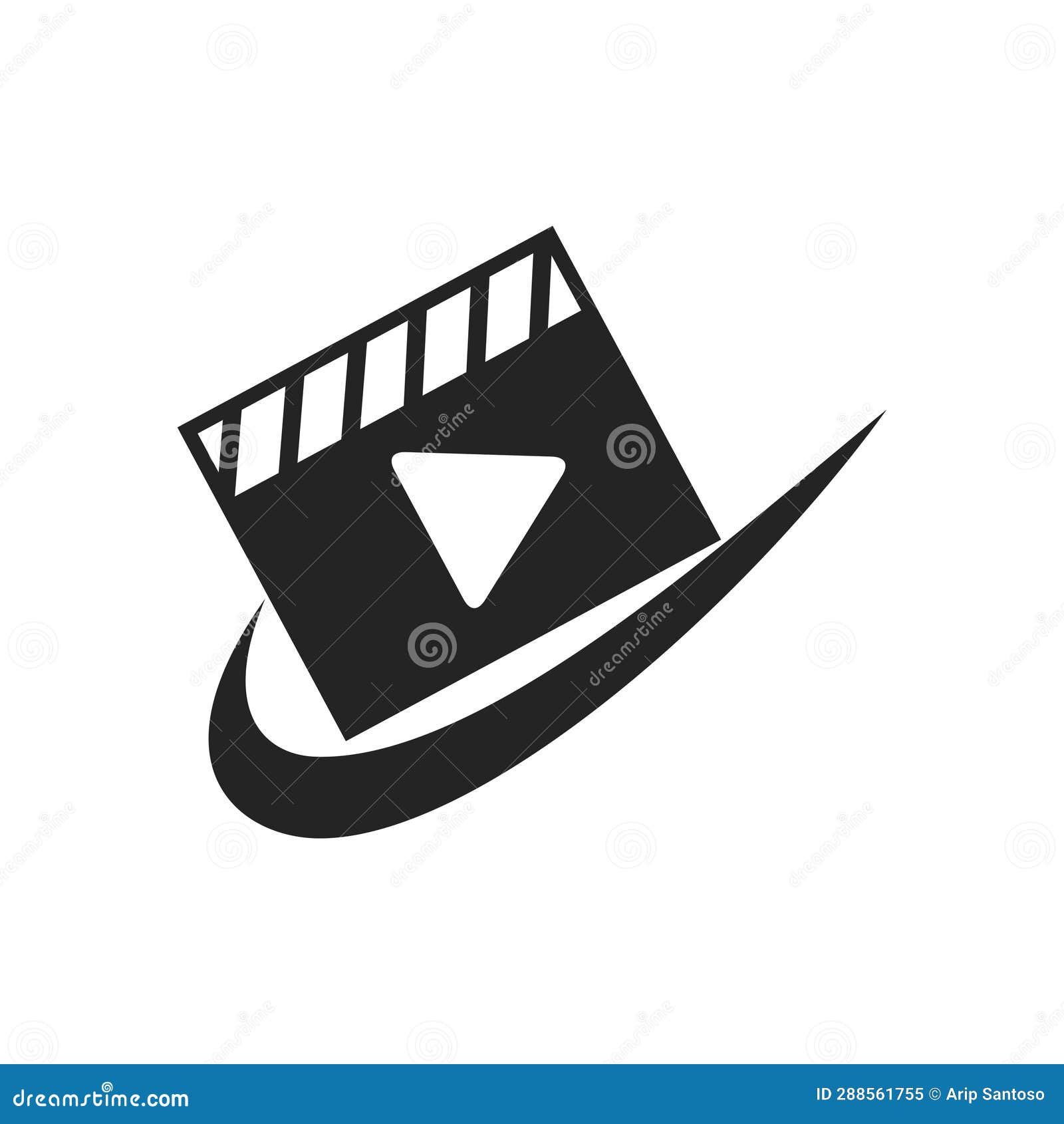 Video Logo Template Isolated. Brand Identity. Icon Abstract Vector ...
