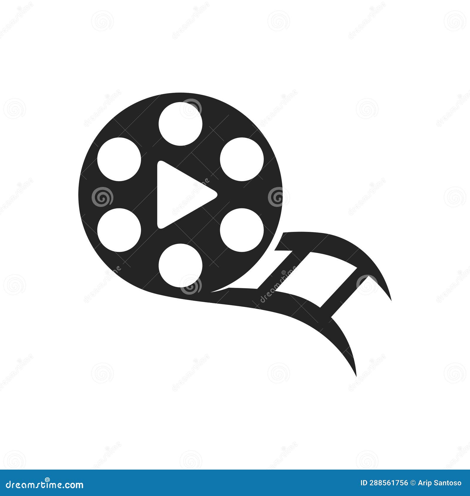 Video Logo Template Isolated. Brand Identity. Icon Abstract Vector ...