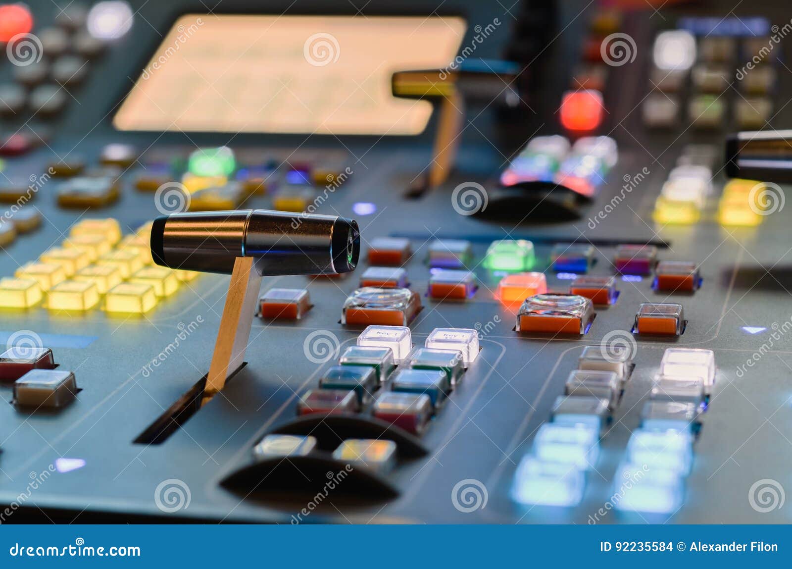 Video mixer stock photo. Image of display, backlit, production - 92235584