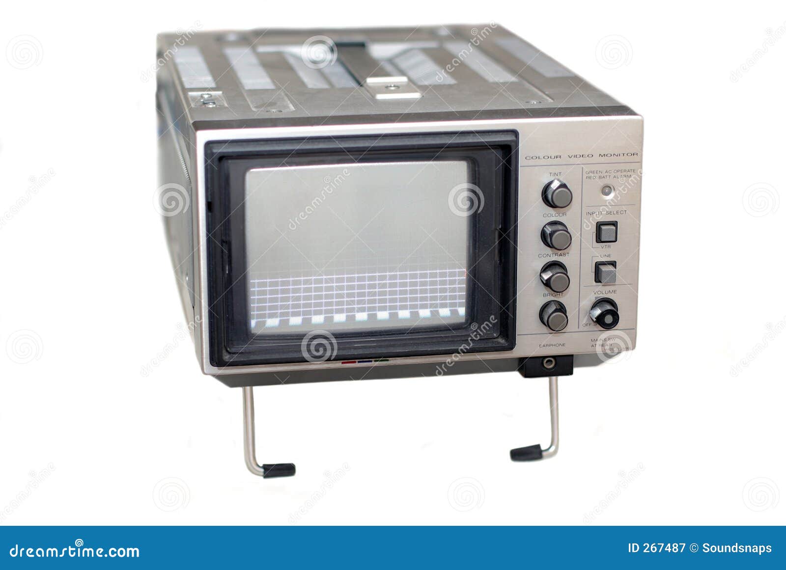 Video Monitor stock image. Image of signal, test, tube - 267487