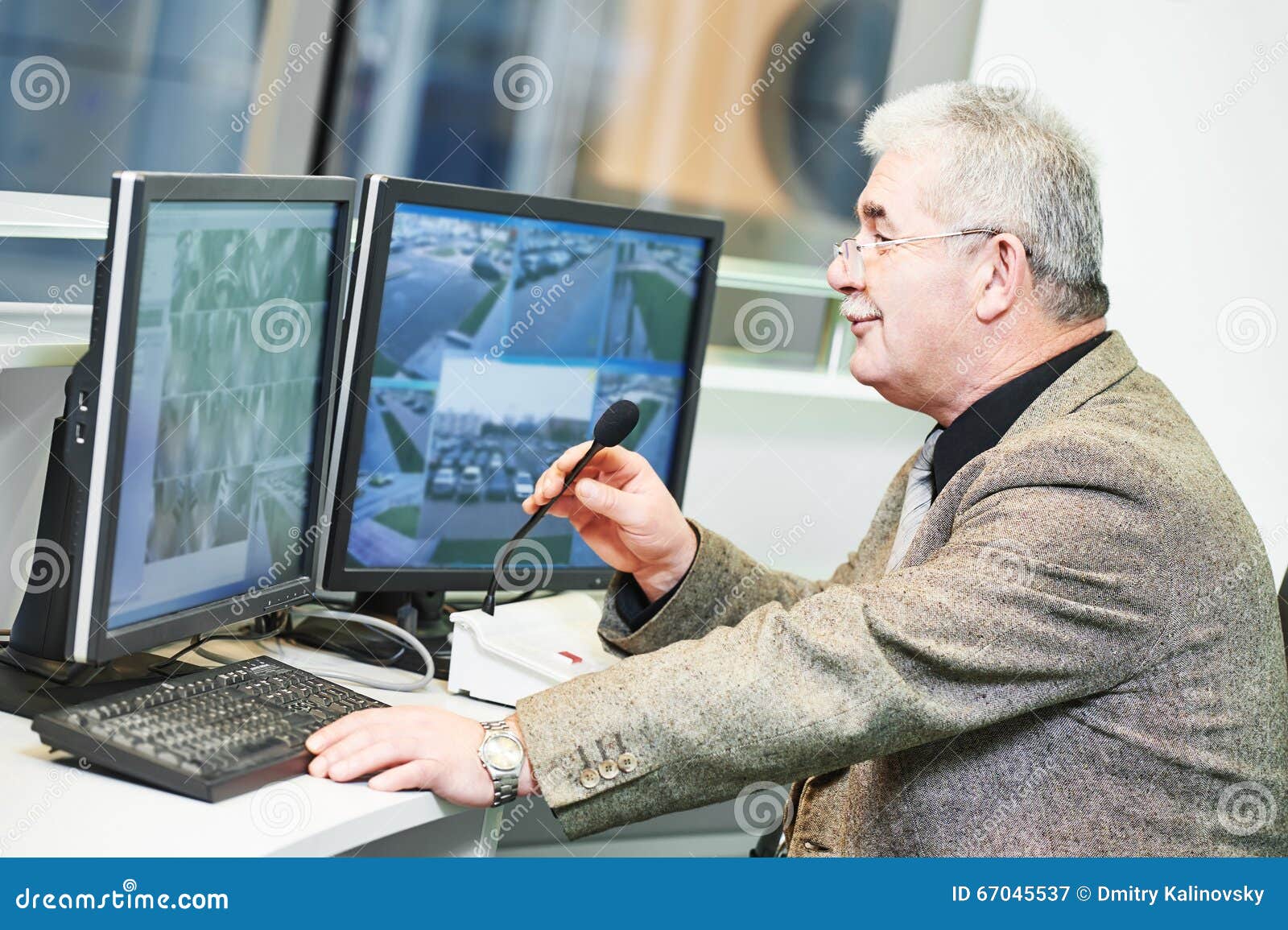 Video Monitoring Surveillance Security System Stock Image - Image of ...
