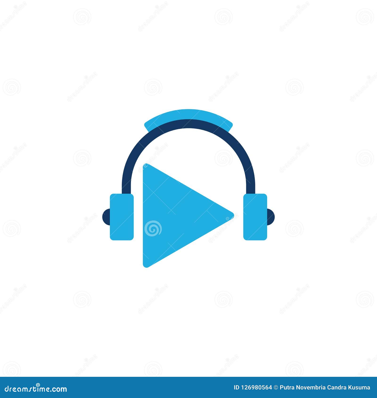 Video Music Logo Icon Design Stock Vector - Illustration of logotype ...