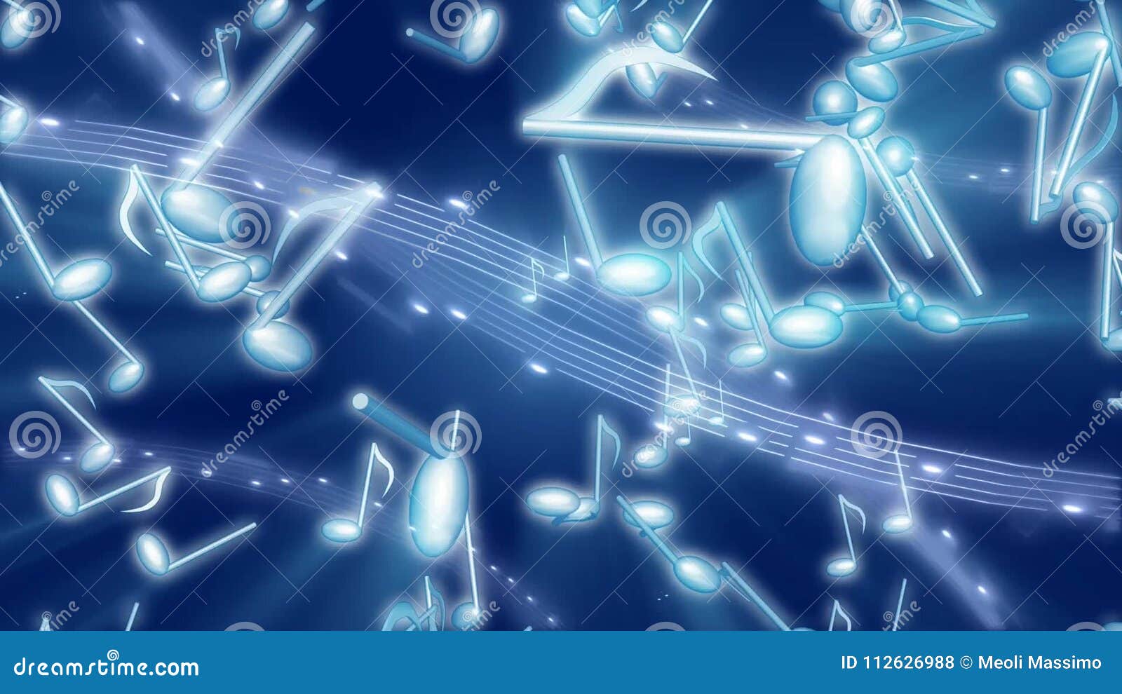 Musical Notes Abstract Motion Background Stock Footage - Video of blur ...