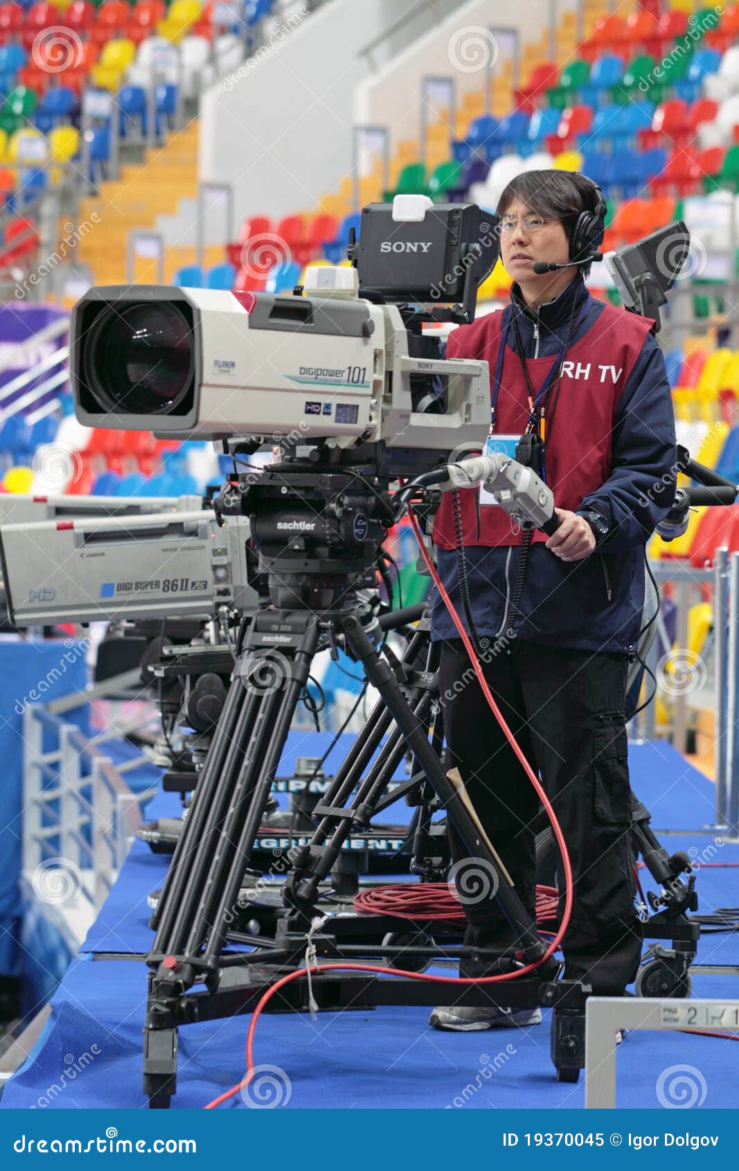 The video operator editorial image. Image of expertise - 19370045