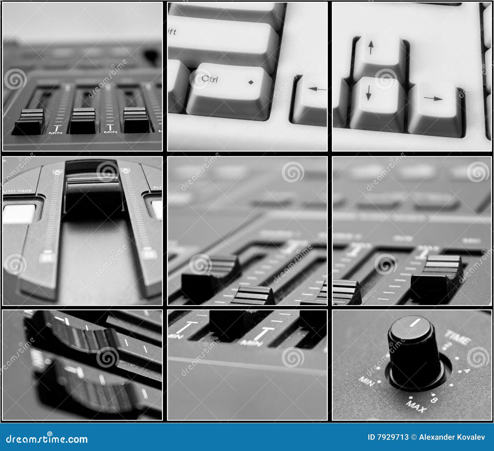 Video the panel stock image. Image of sound, digital, audio - 7929713