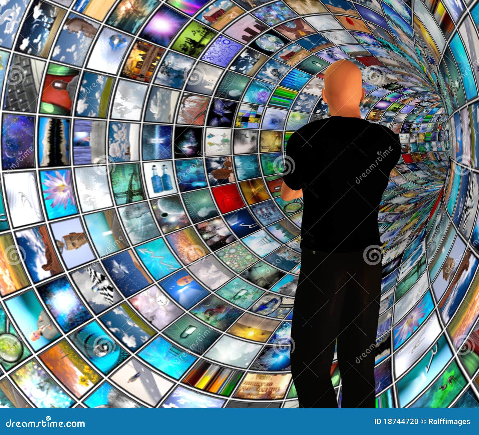 Video Pipeline stock illustration. Illustration of hdtv - 18744720