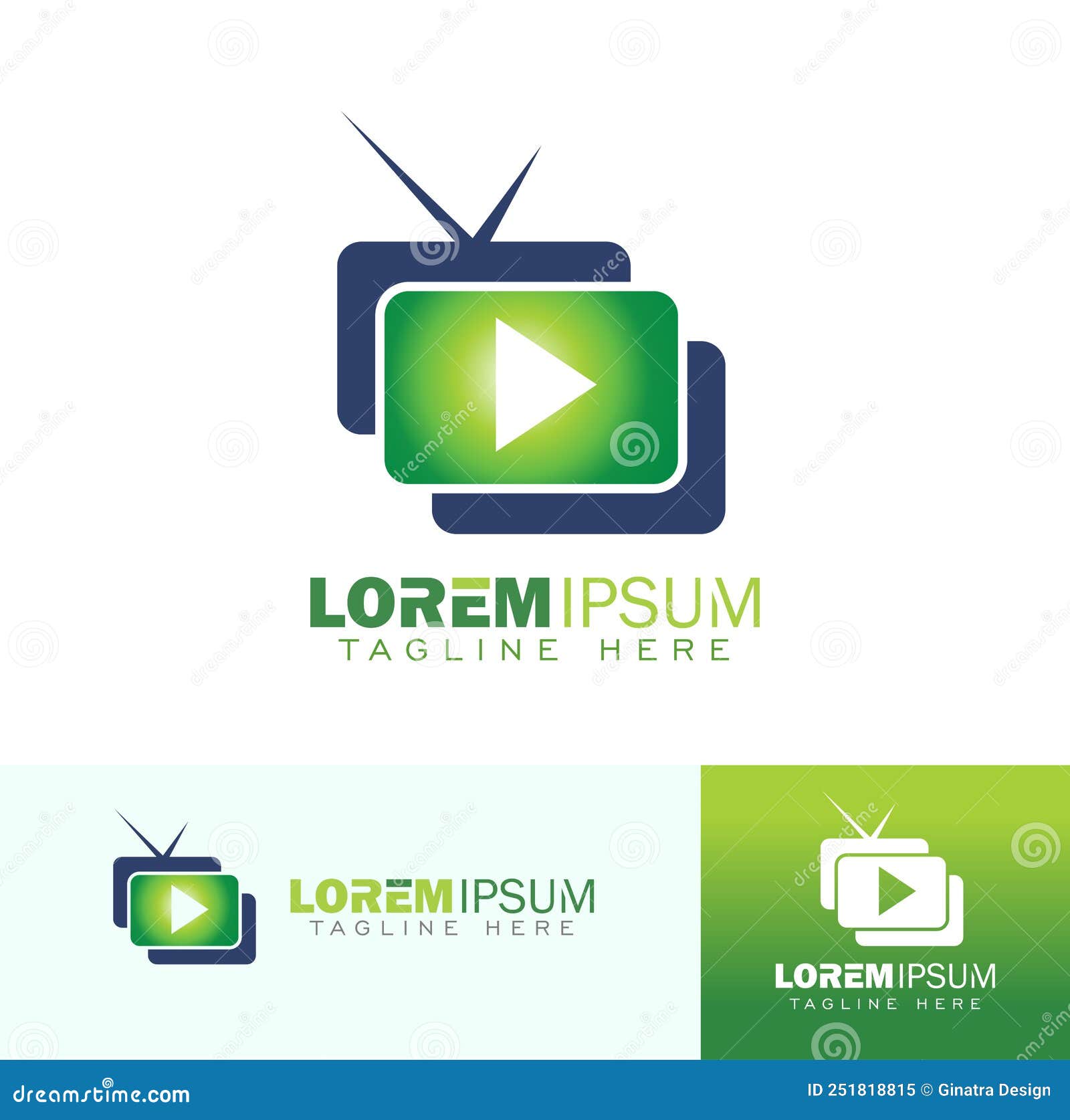 Video Play Button Logo Sign Stock Vector - Illustration of button ...