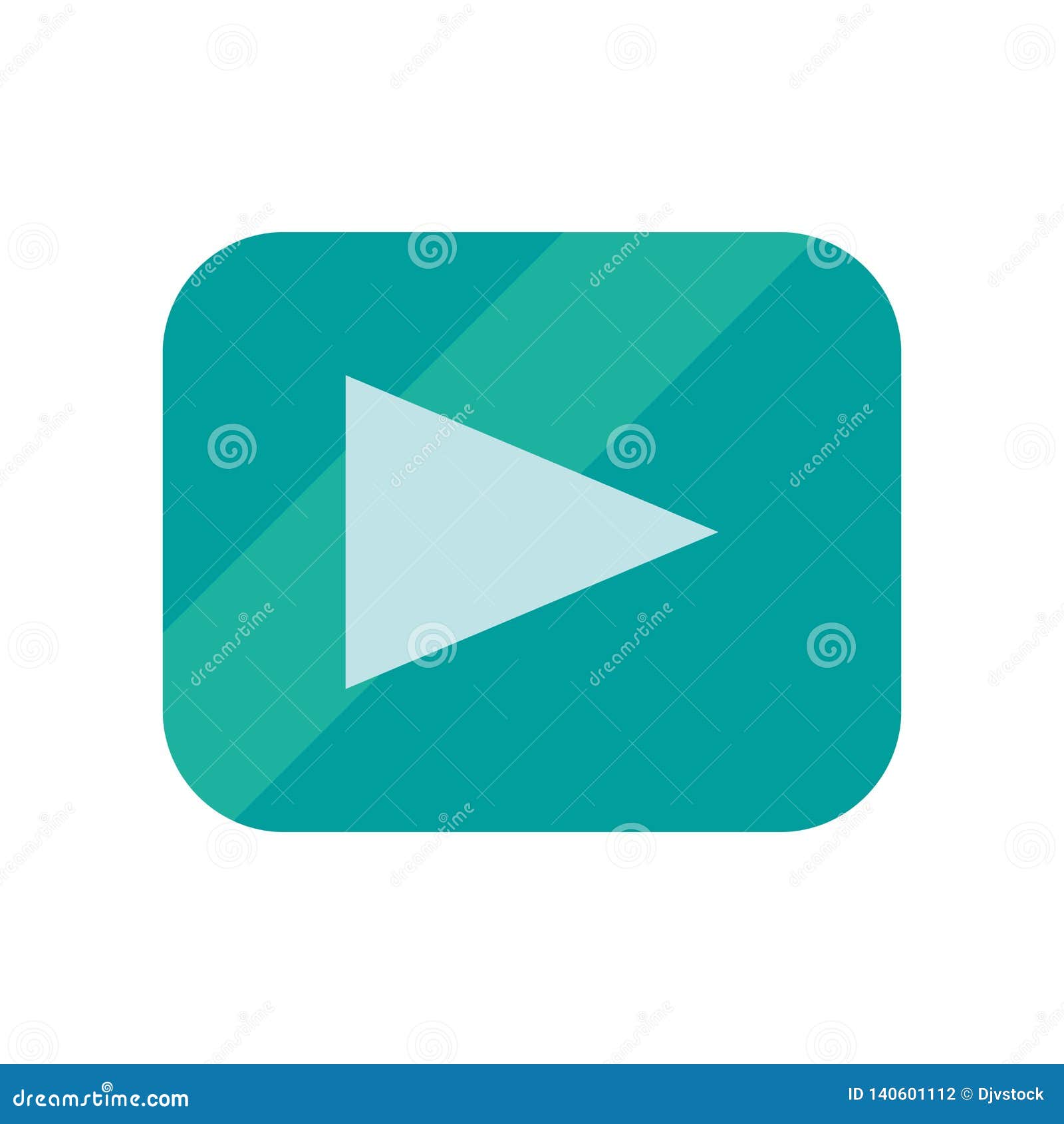 Video player button stock vector. Illustration of device - 140601112