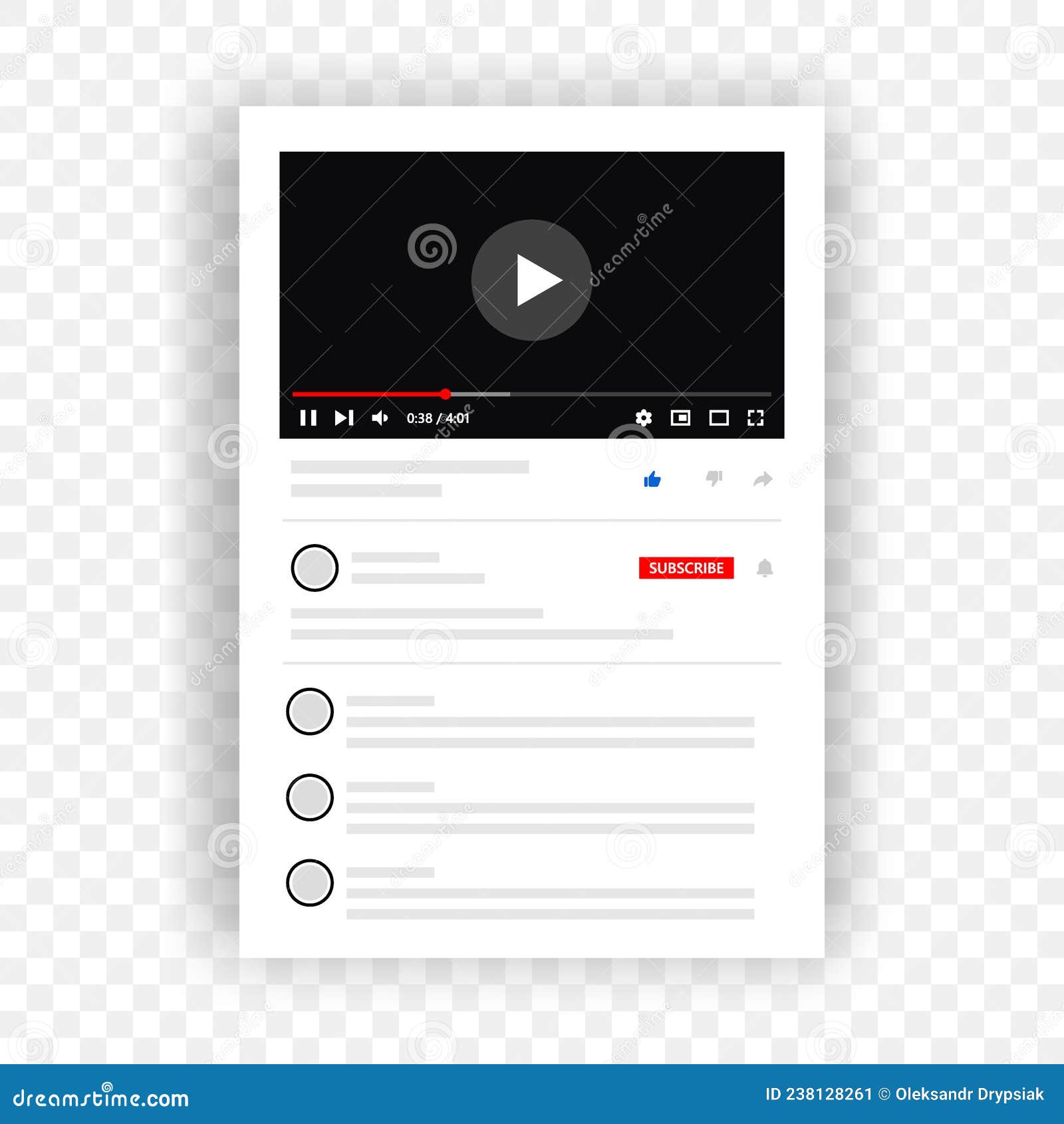 Video Player Mobile Application. Video Player with Popular App ...