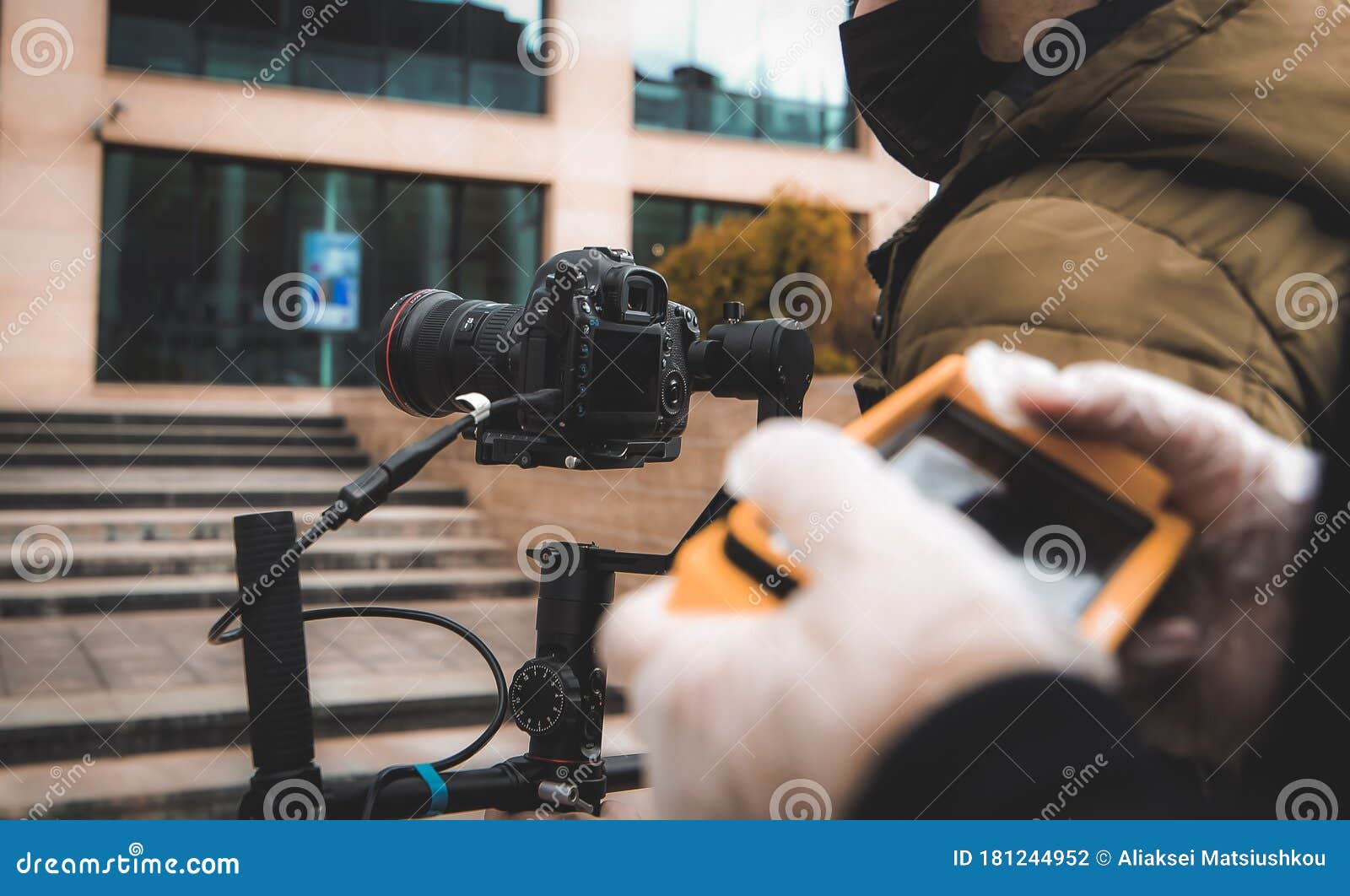 Video Production a Shooting Process Stock Photo - Image of shoot ...