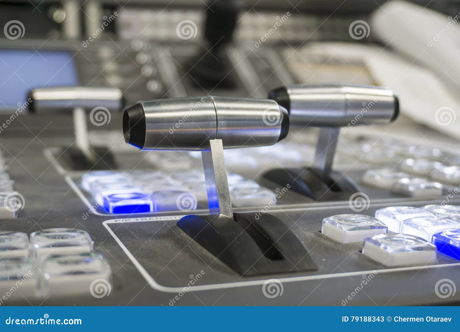 Video Production Switcher of Television Broadcast Stock Image - Image ...