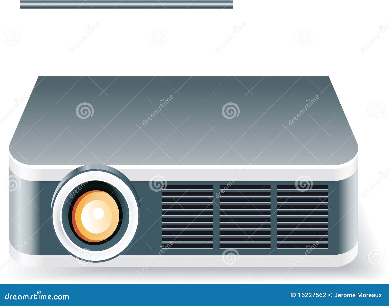 Video Projector stock illustration. Illustration of video - 16227562