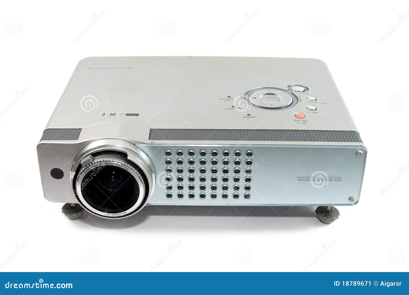 Video projector stock image. Image of board, technology - 18789671