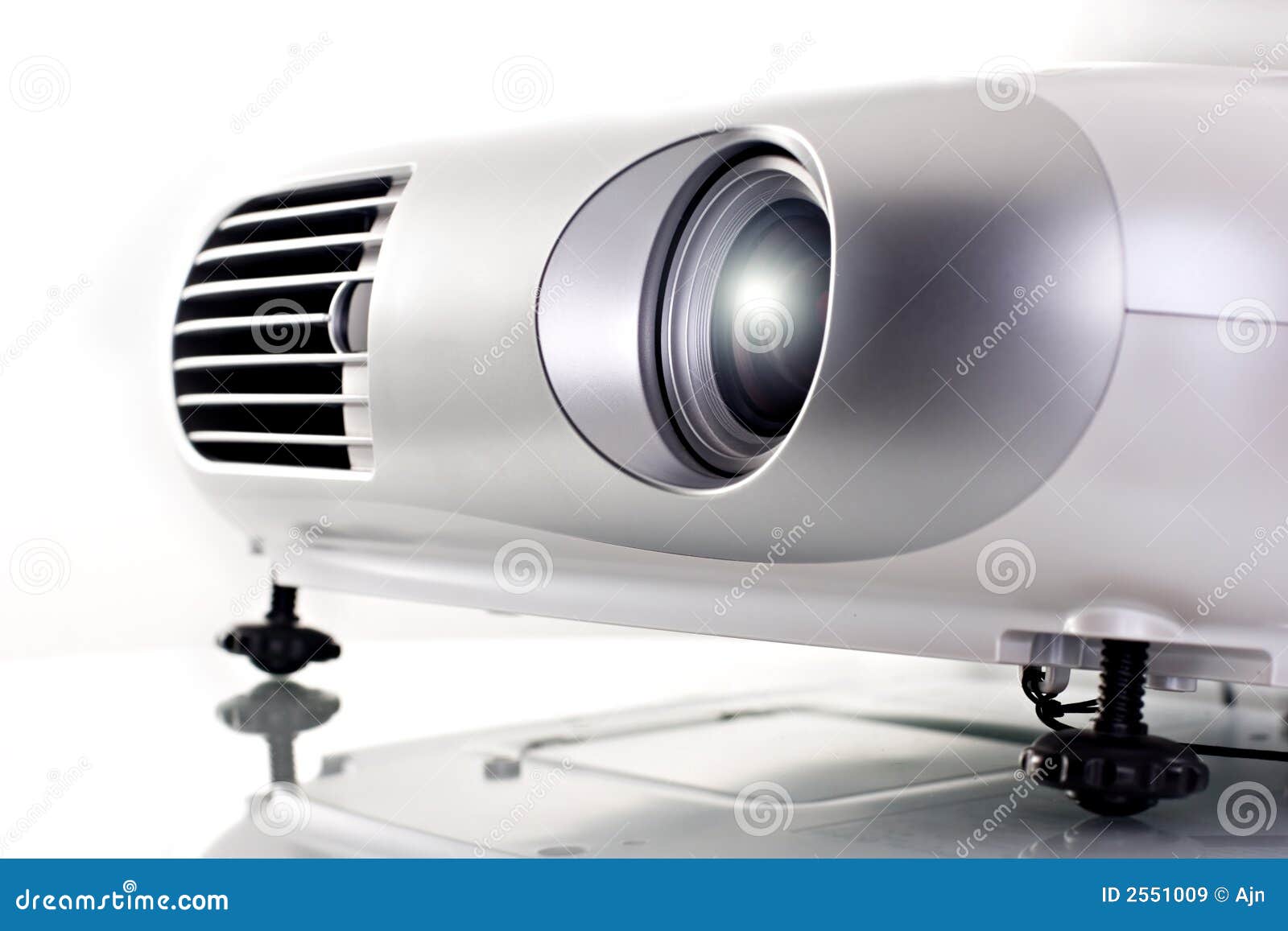 Video Projector stock image. Image of white, reflection - 2551009