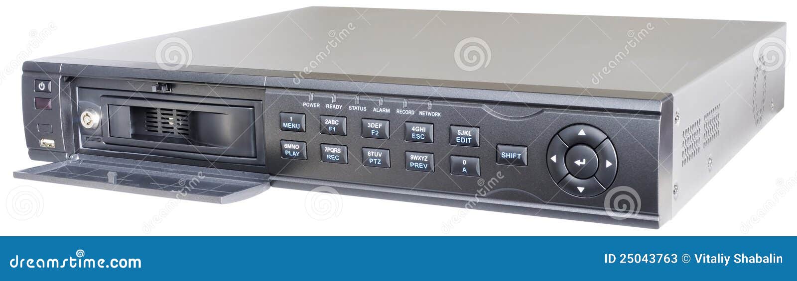 Video recorder isolated stock image. Image of technology - 25043763