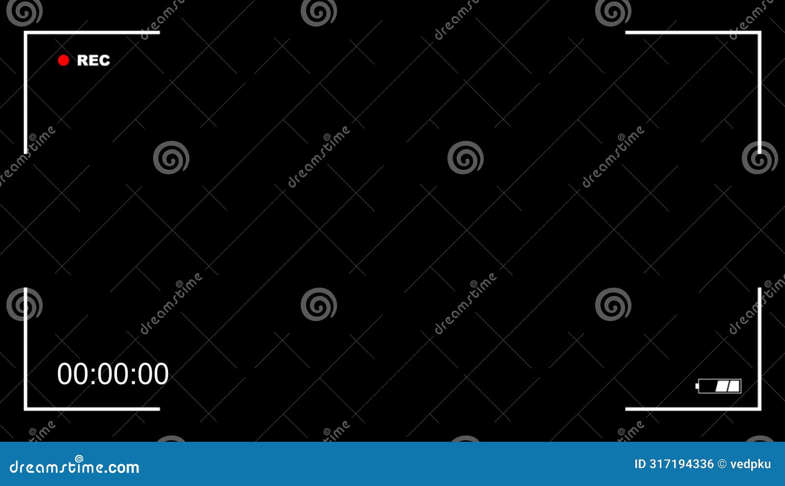 Video Recording Frame Layout Viewfinder, Camera Viewfinder, Video ...