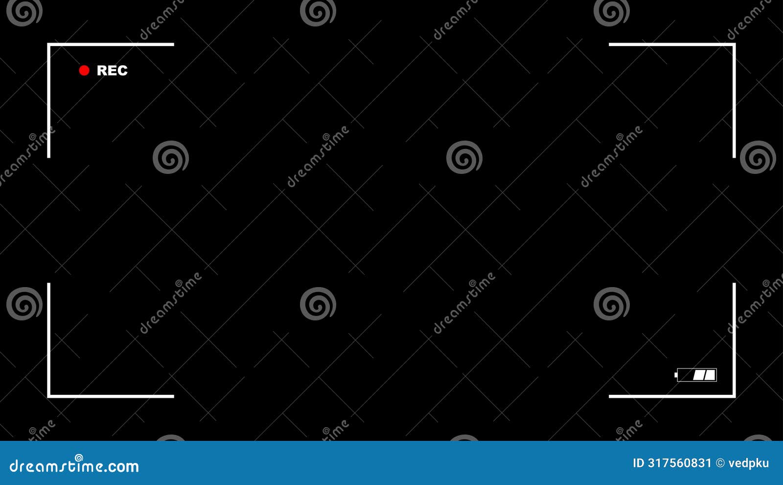 Video Recording Frame Layout Viewfinder, Camera Viewfinder, Video ...