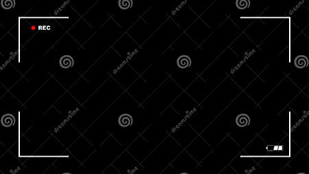 Video Recording Frame Layout Viewfinder, Camera Viewfinder, Video ...