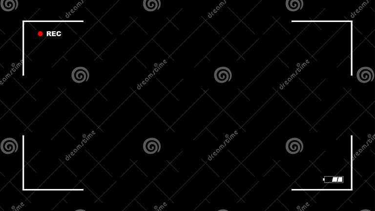 Video Recording Frame Layout Viewfinder, Camera Viewfinder, Video ...