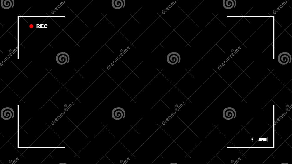 Video Recording Frame Layout Viewfinder, Camera Viewfinder, Video ...
