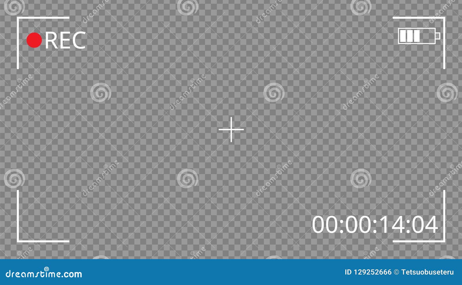 Video Recording On The Screen. Lines And Shades. Lens Flare And Glare ...