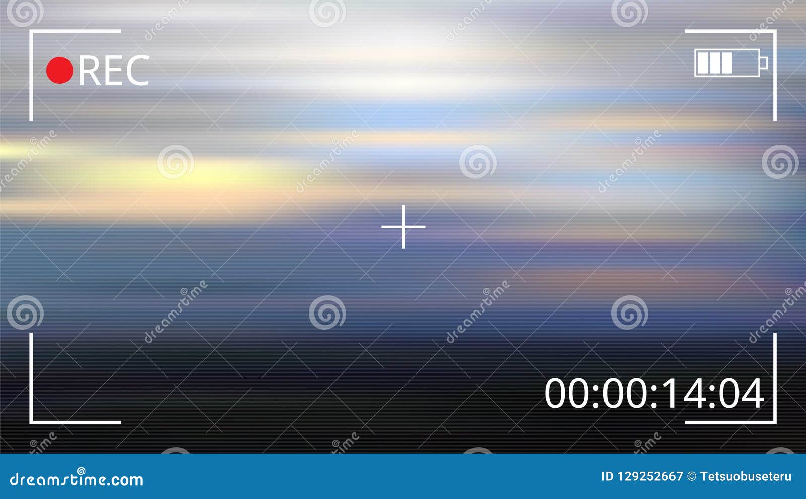 Video Recording Interface. Vector Illustration. Stock Vector ...