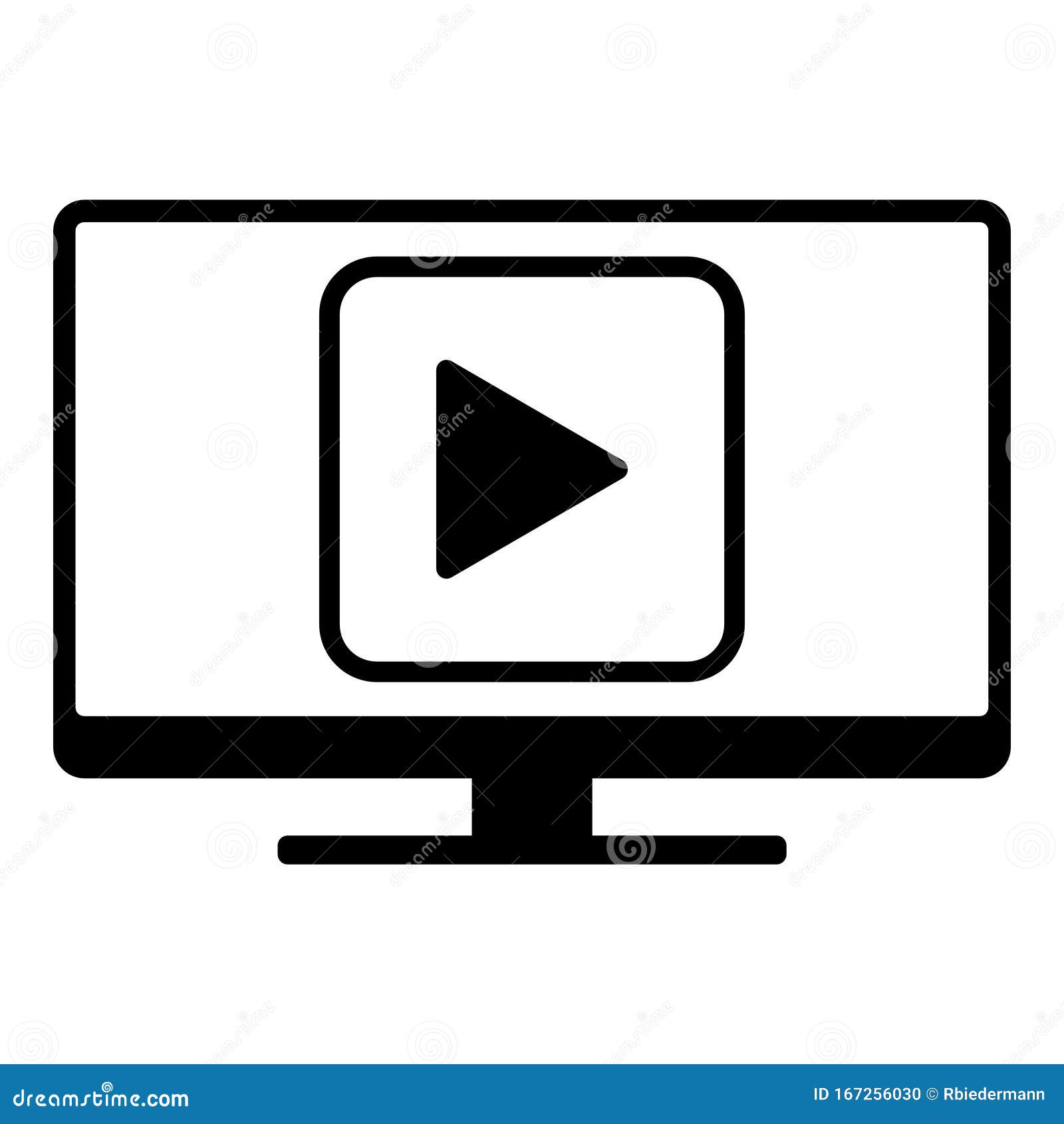 Video and screen stock vector. Illustration of vector - 167256030