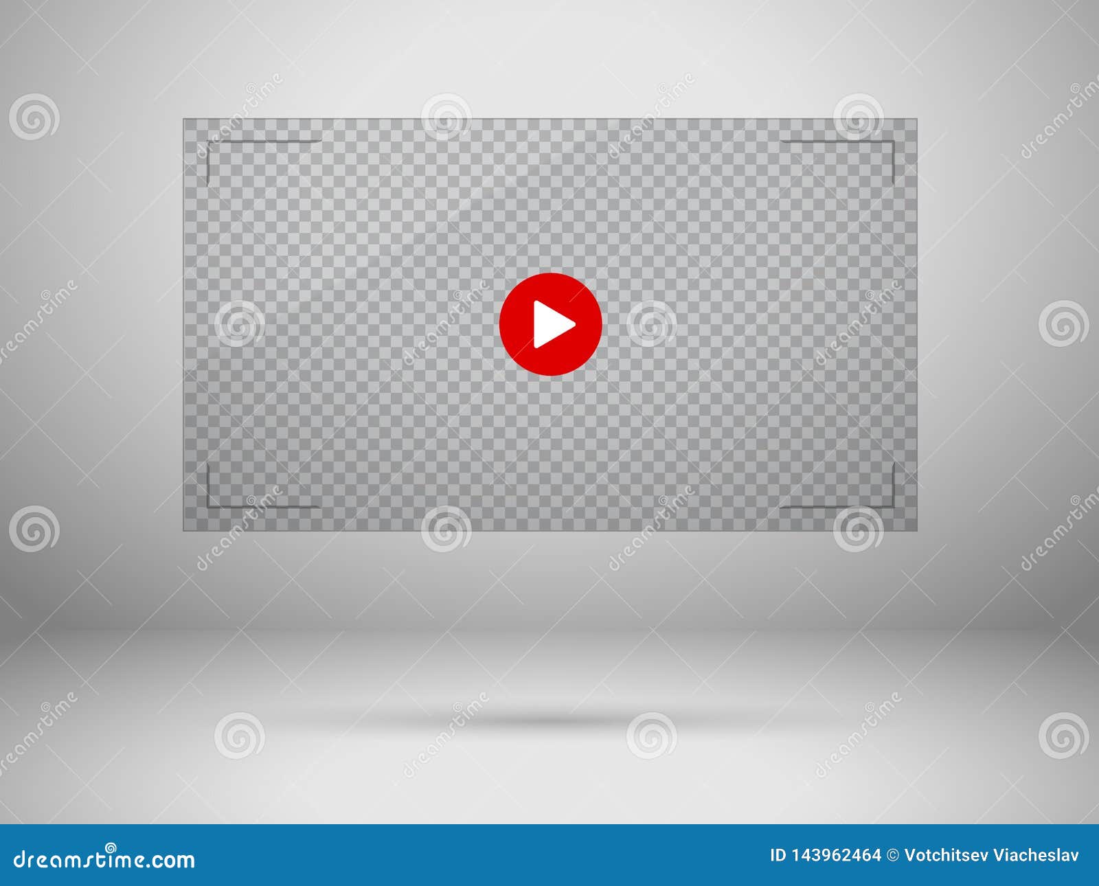 Video screen illustration stock vector. Illustration of icon - 143962464