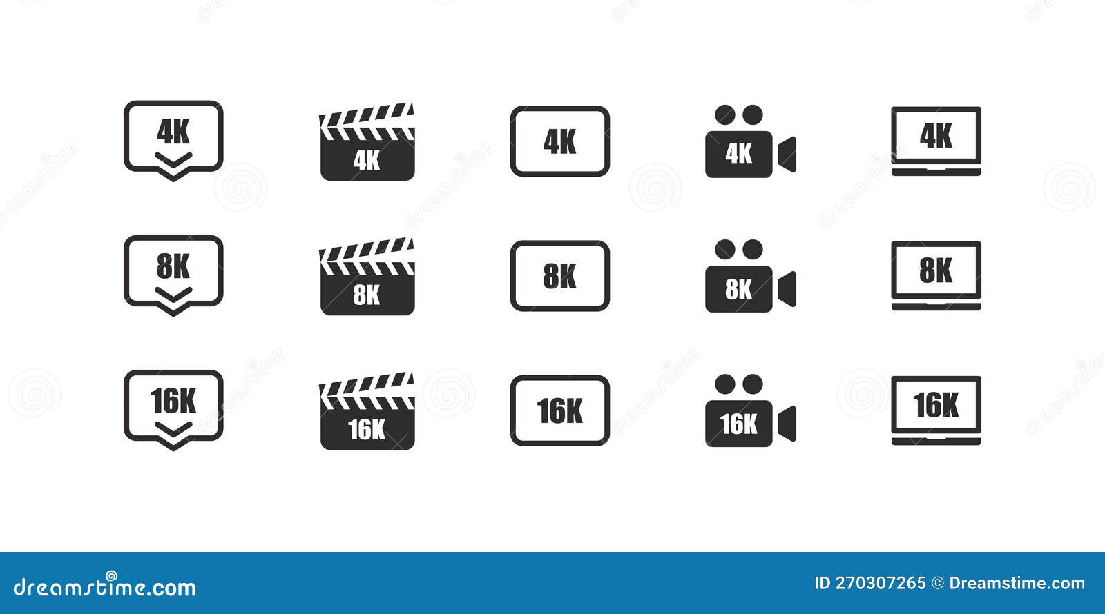 Video Or Screen Resolution Icons. Concept Of Video Resolution Icons. 4k ... Video Or Screen Resolution Icons. Concept Of Video Resolution Icons. 4k ...