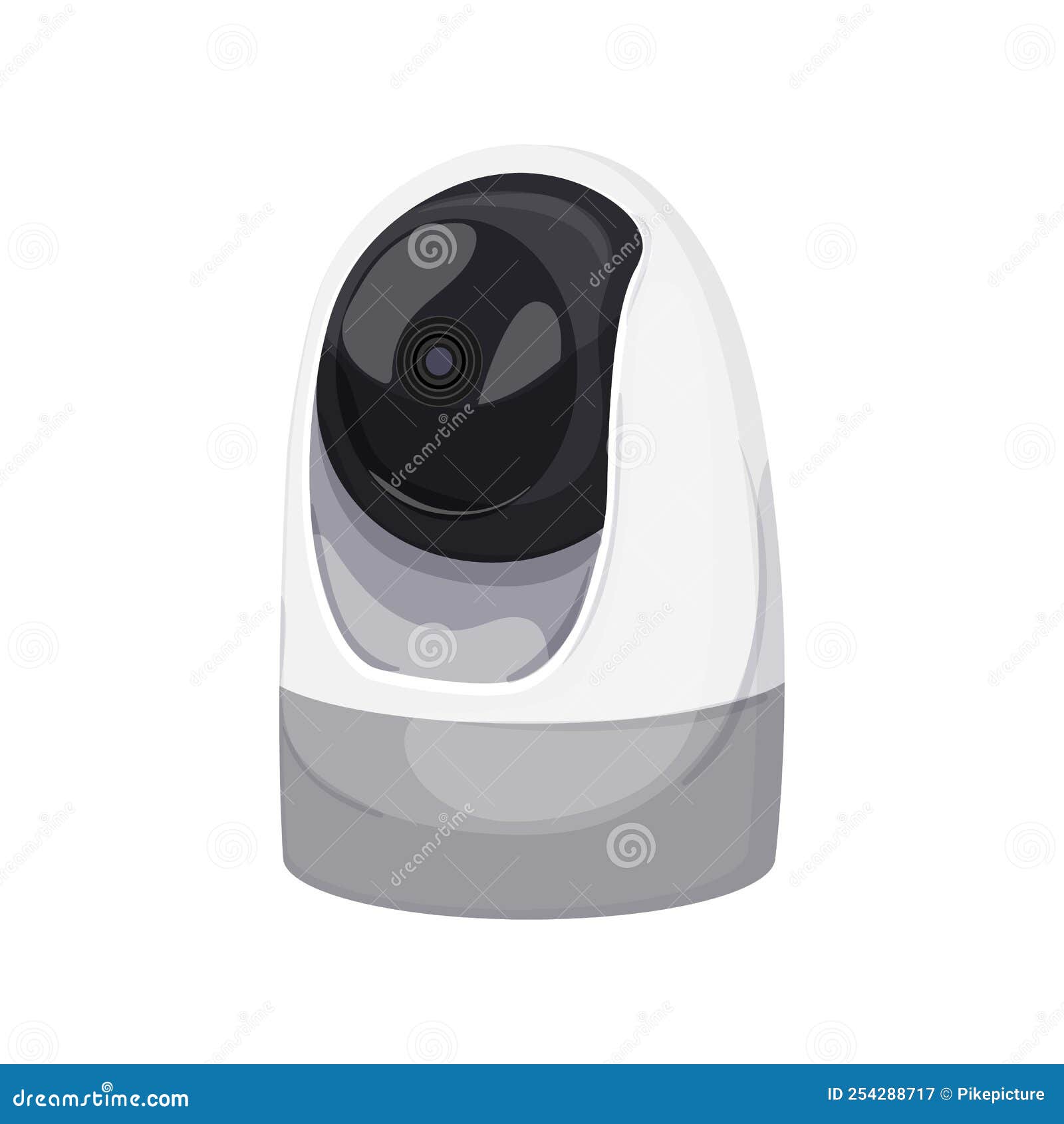 Video Security Camera Cctv Cartoon Vector Illustration Stock Vector ...