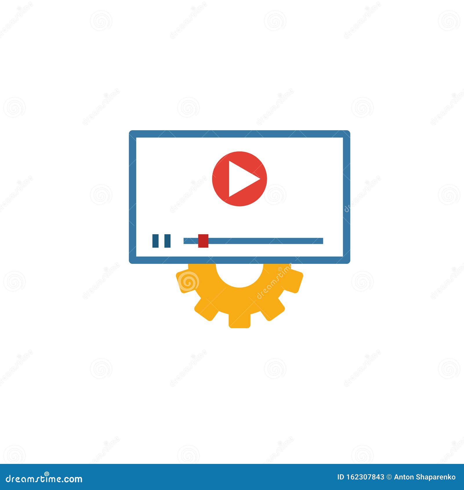 Video Services Icon. Simple Flat Element from Design Ui and Ux ...