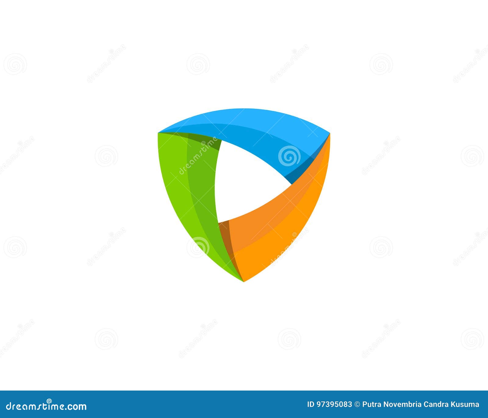 Video Shield Security Icon Logo Design Element Stock Vector ...