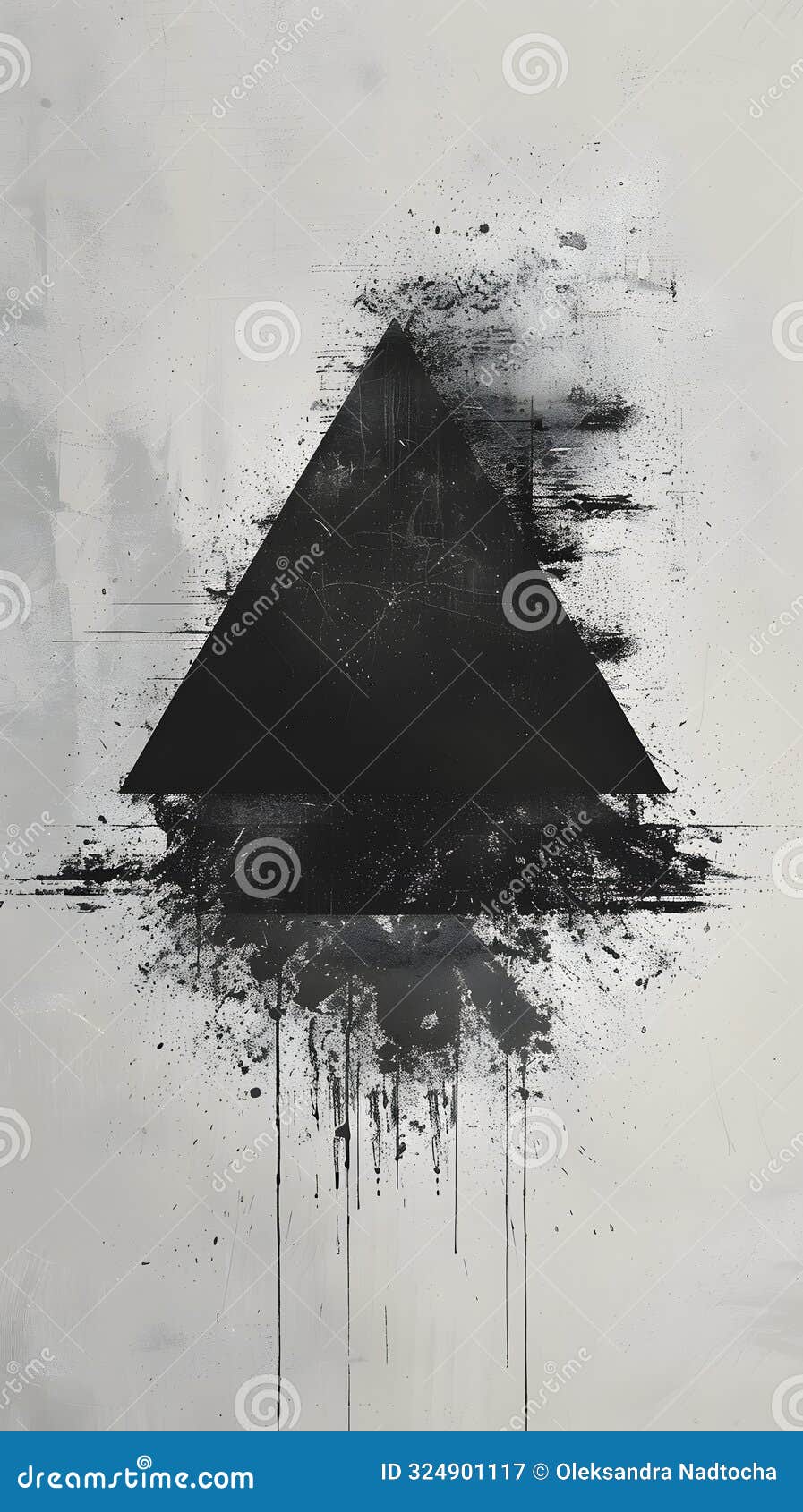 Black Triangle Art Abstract, Artistic, Contemporary, Creative, Design ...