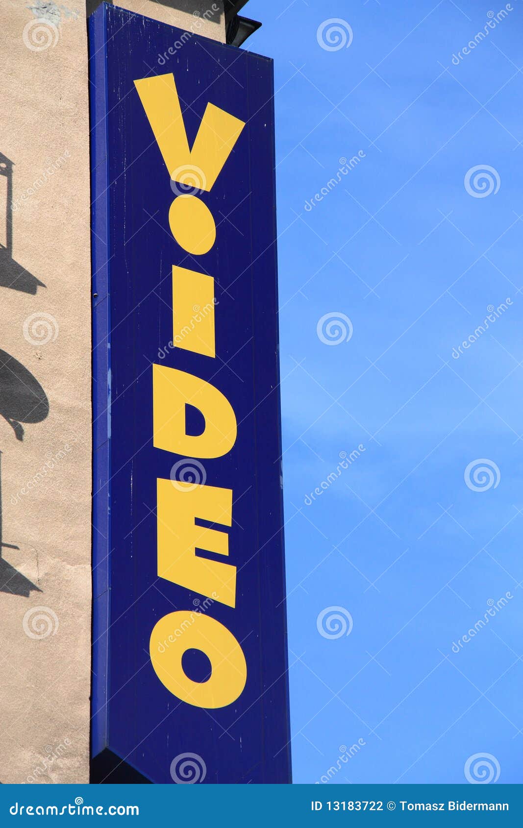 Video sign stock photo. Image of office, city, travel - 13183722