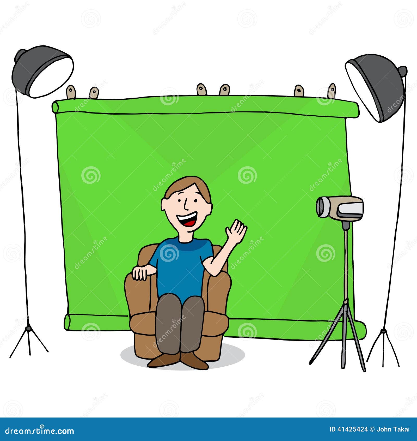 Video Studio Session stock vector. Illustration of session - 41425424