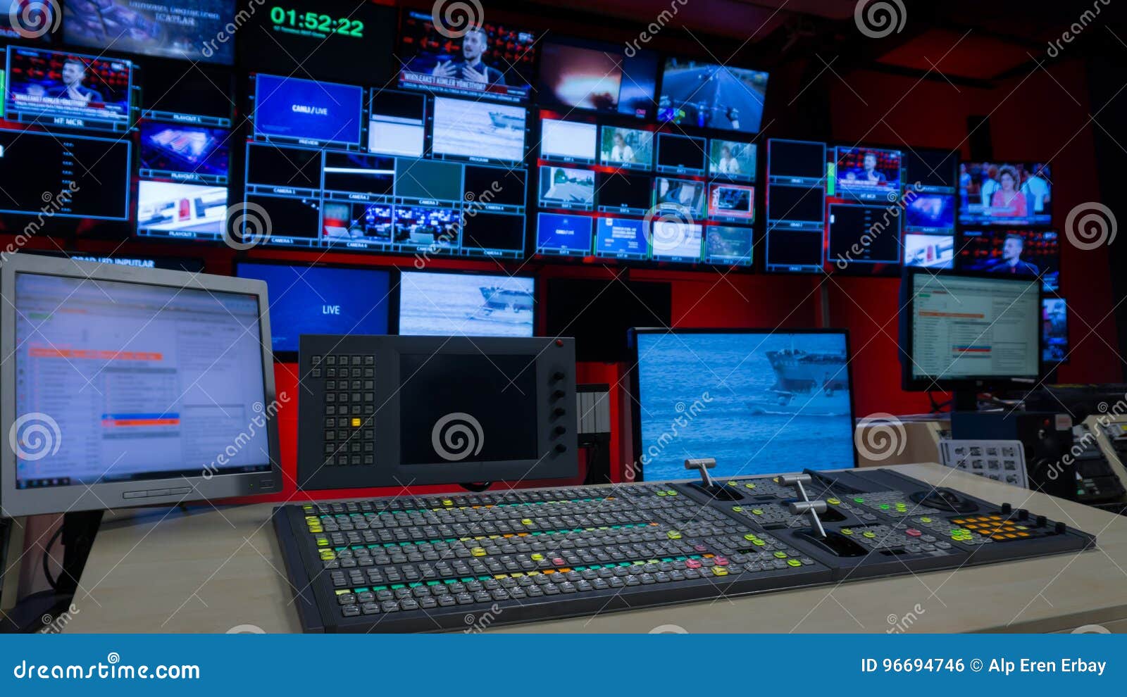 Video Switcher with a Lot of Color Buttons Editorial Photo - Image of ...