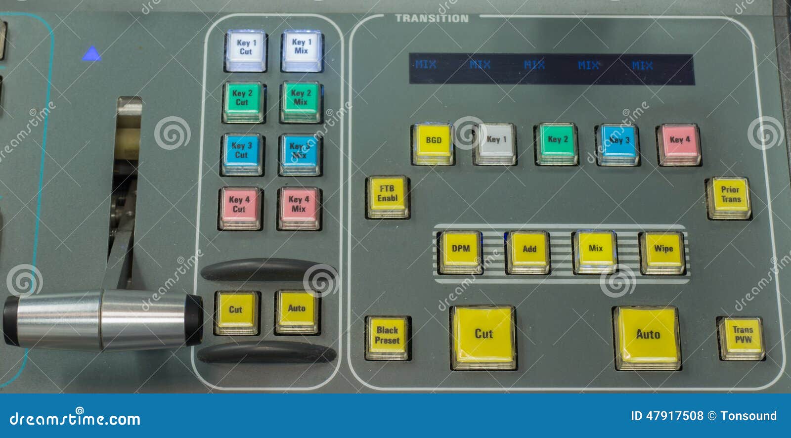 Video switcher stock photo. Image of news, edit, mixing - 47917508