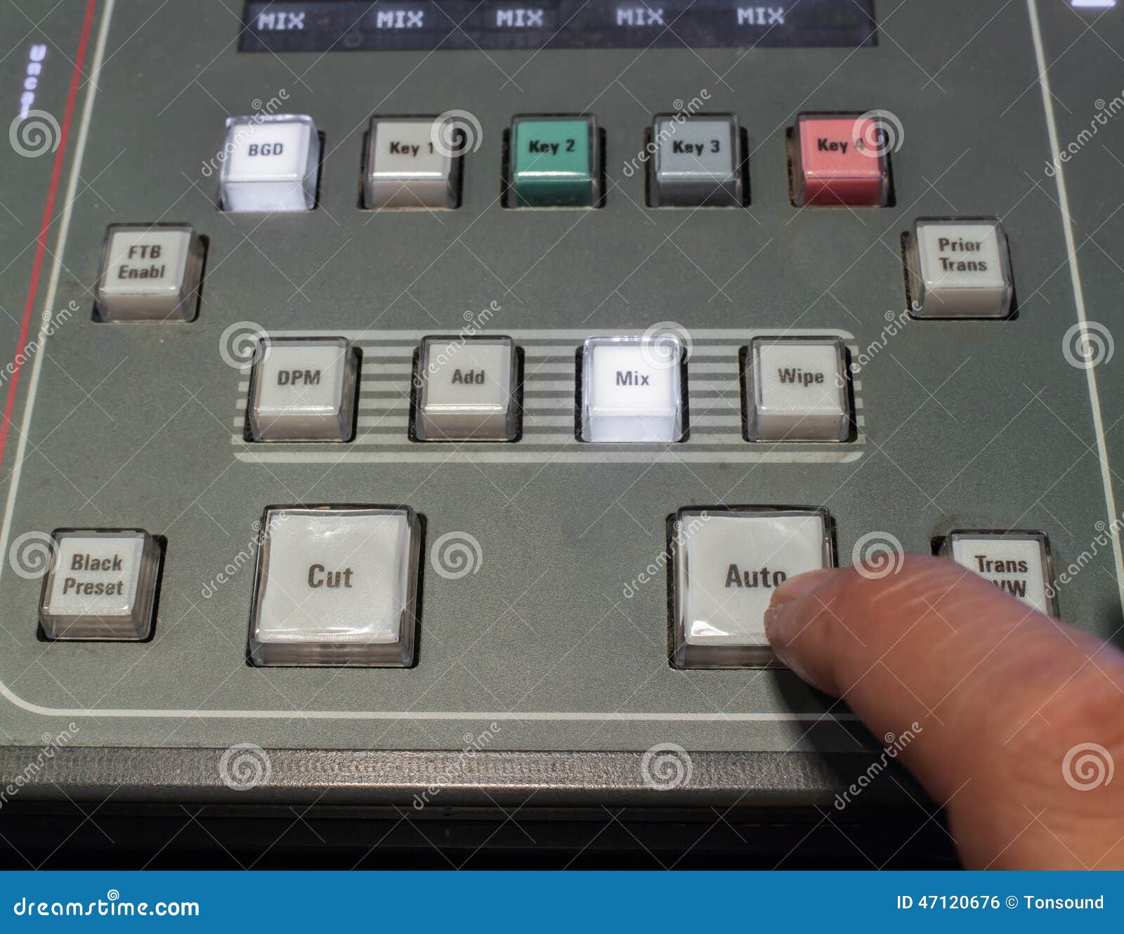 Video switcher stock photo. Image of studio, mixer, news - 47120676