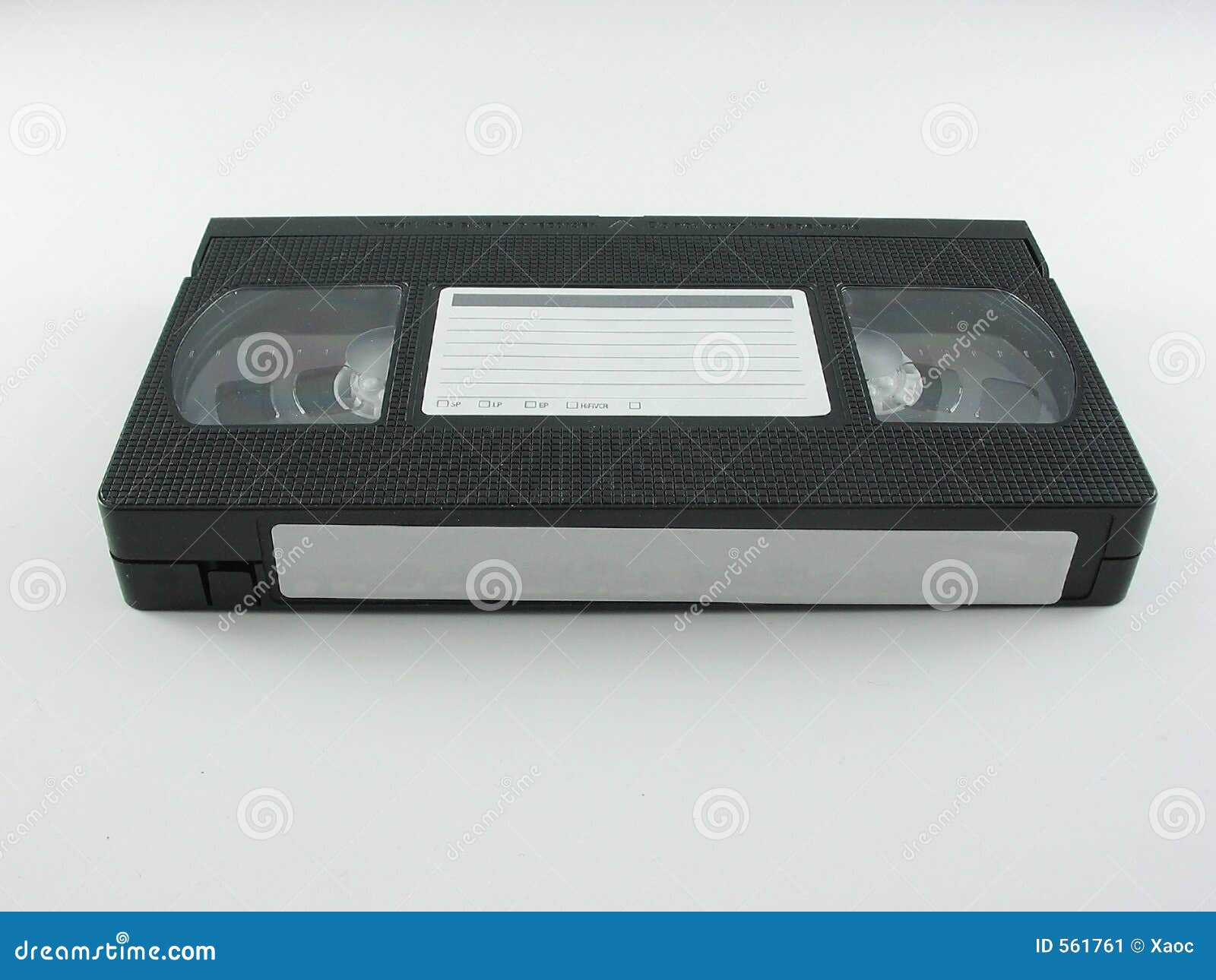 Video tape with labels stock image. Image of black, cassette - 561761