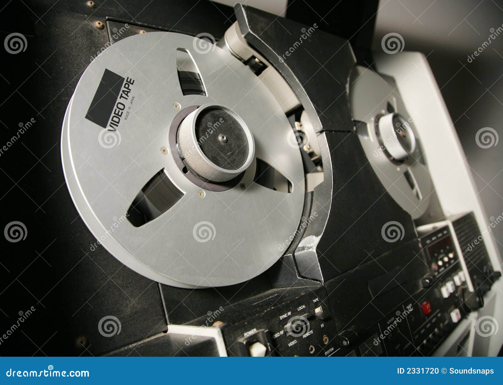 Video Tape Recorder Reels stock photo. Image of wide, gallery - 2331720