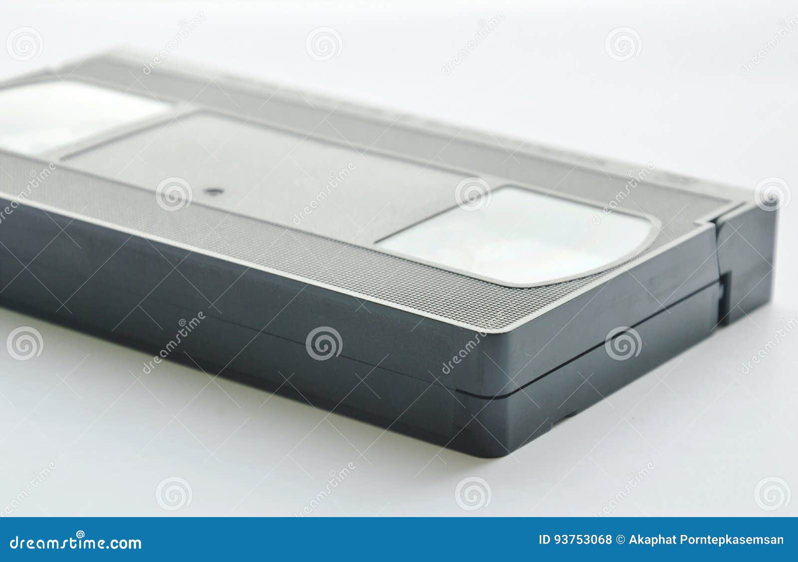 Video Tape Recorder on White Background Stock Photo - Image of memory ...