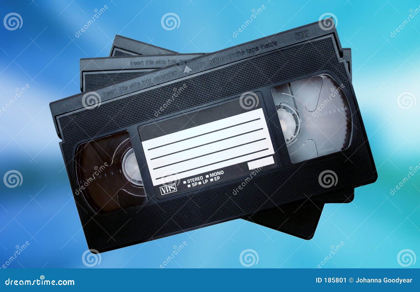 Video tapes stock image. Image of film, media, program - 185801