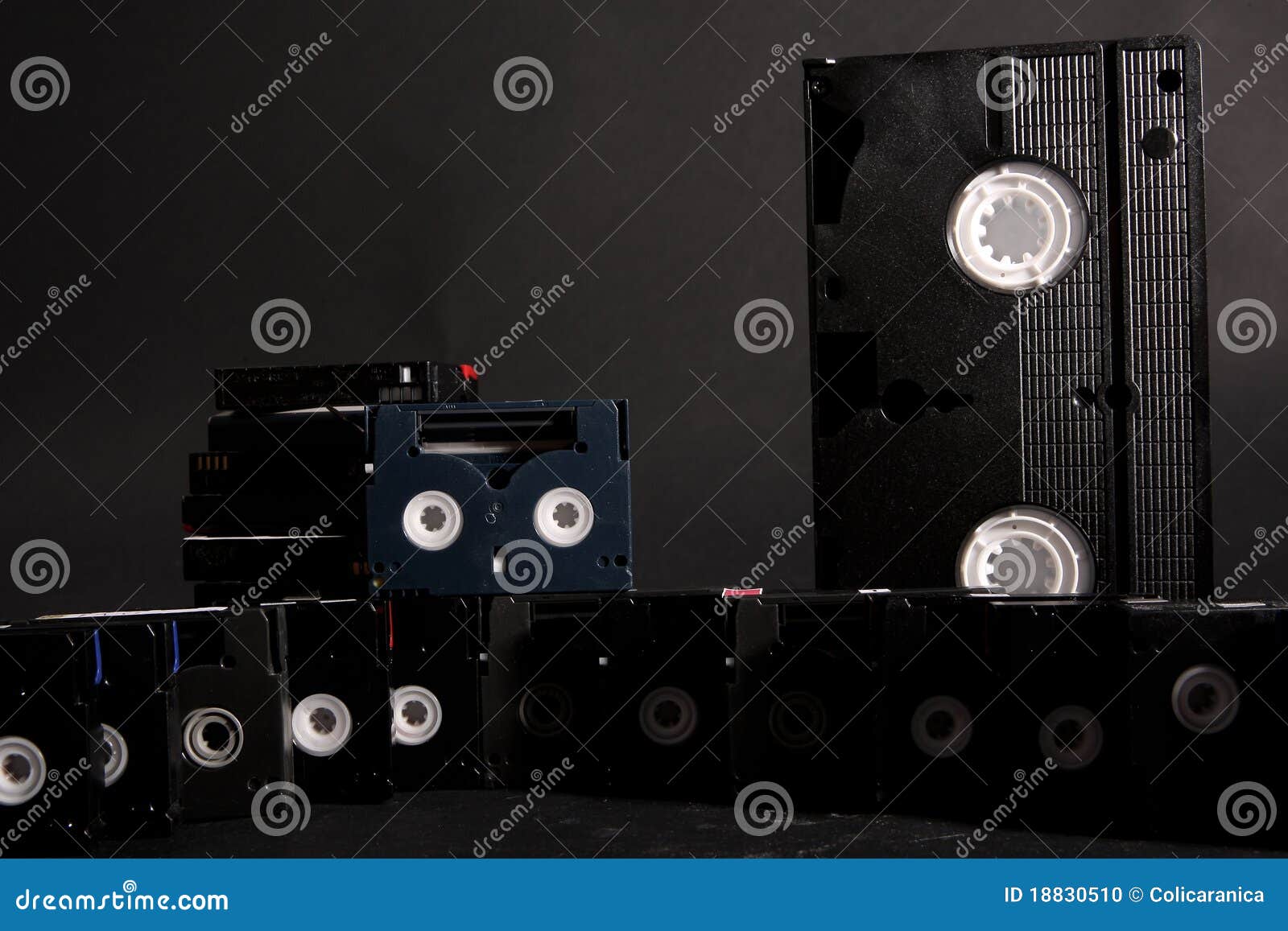 Video tapes stock photo. Image of record, media, recording - 18830510