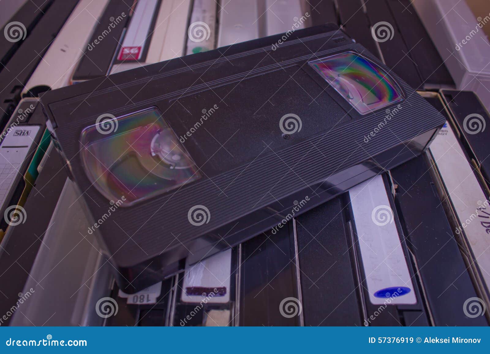 Video tapes editorial stock image. Image of film, stack - 57376919