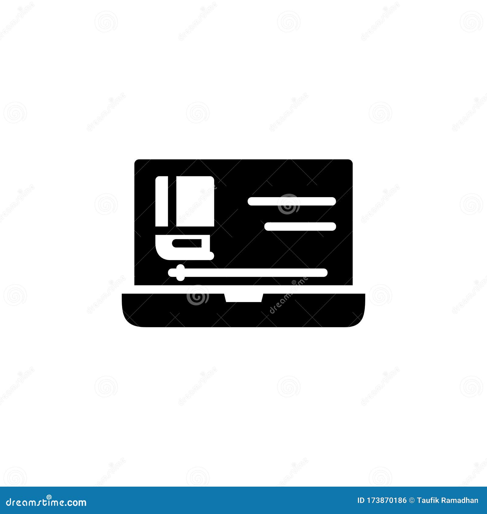 Tutorial Logo Vector Illustration | CartoonDealer.com #60211246