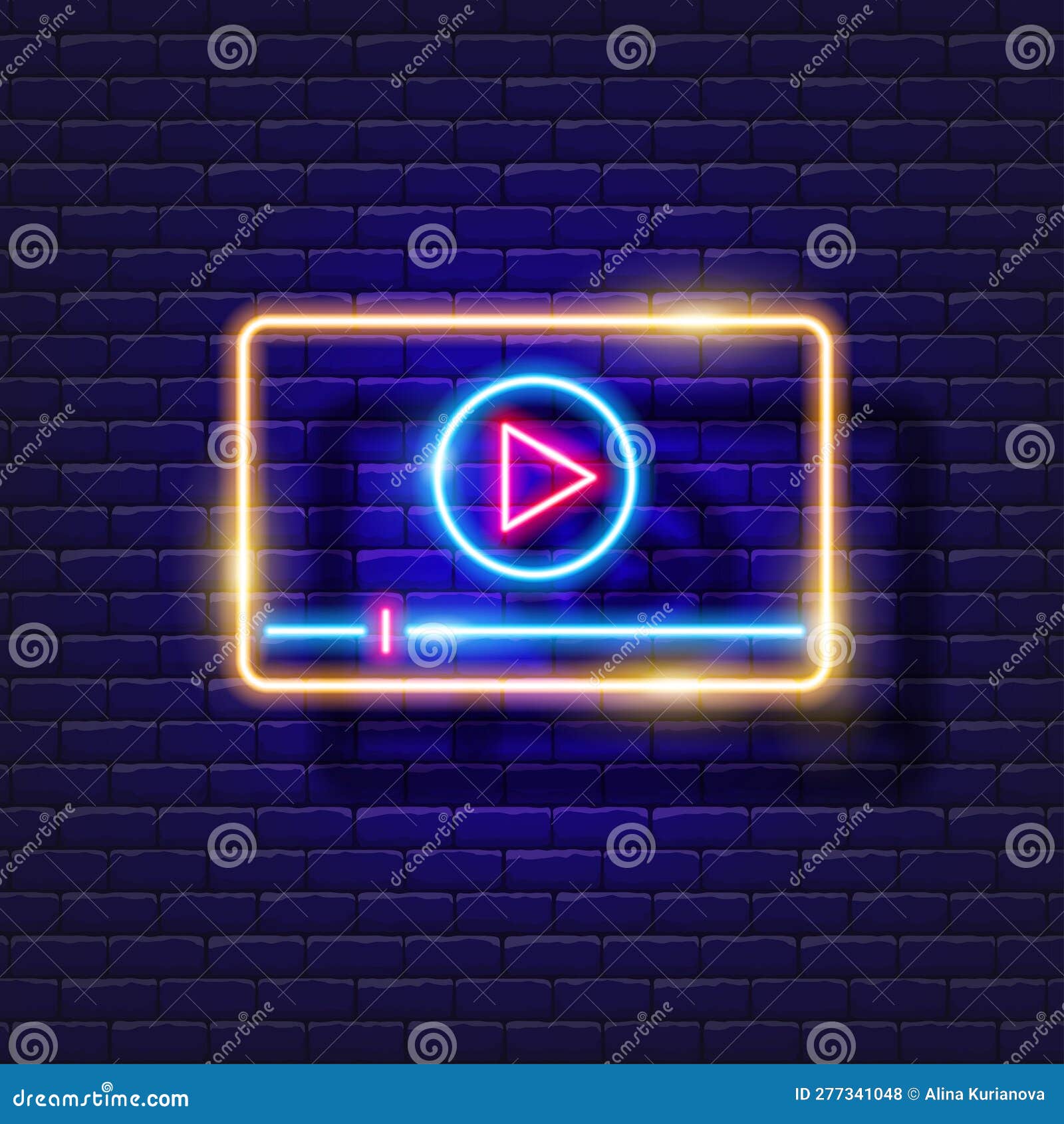 Video Tutorials, E-learning, Online Education Icon. Neon Glowing Vector ...